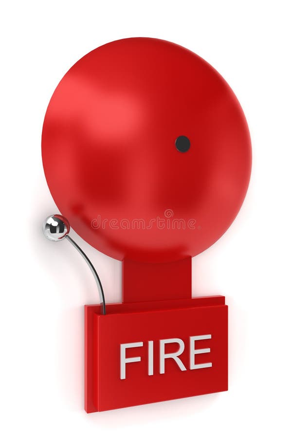 Fire Alarm Sign, Label with Hand Pulling Handle Stock Vector ...