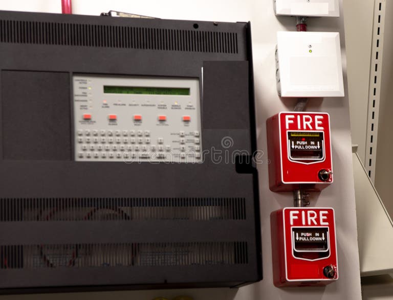 Security Guards are Learning How To Use Fire Alarm Panel and How To Do ...