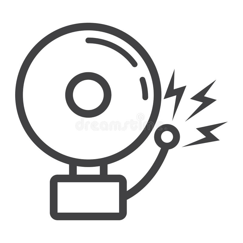 Fire Sprinkler System Line Icon, Protection and Fire, Fire Detector ...