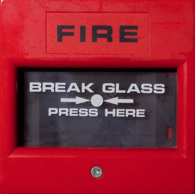 Fire Alarm Point stock photo. Image of black, warn, break - 10258856