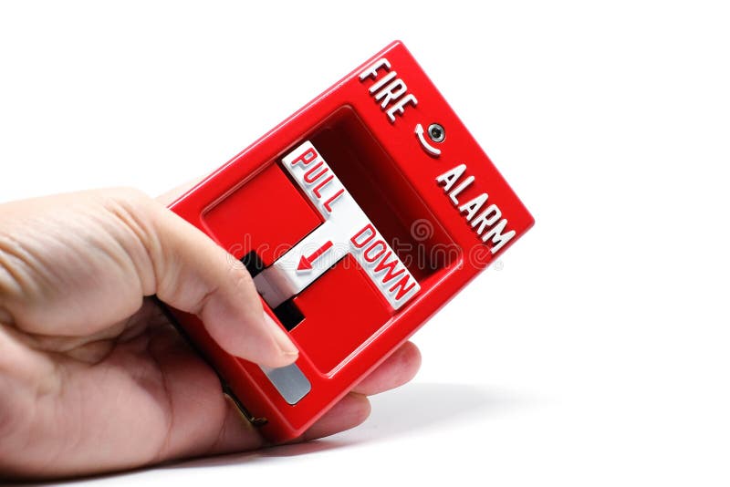 Fire Alarm Pull Station stock photo. Image of case, assistance - 98658136