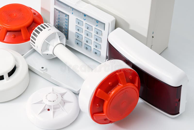 Fire Alarm Security. Fire Protection. Fire Safety System Construction ...