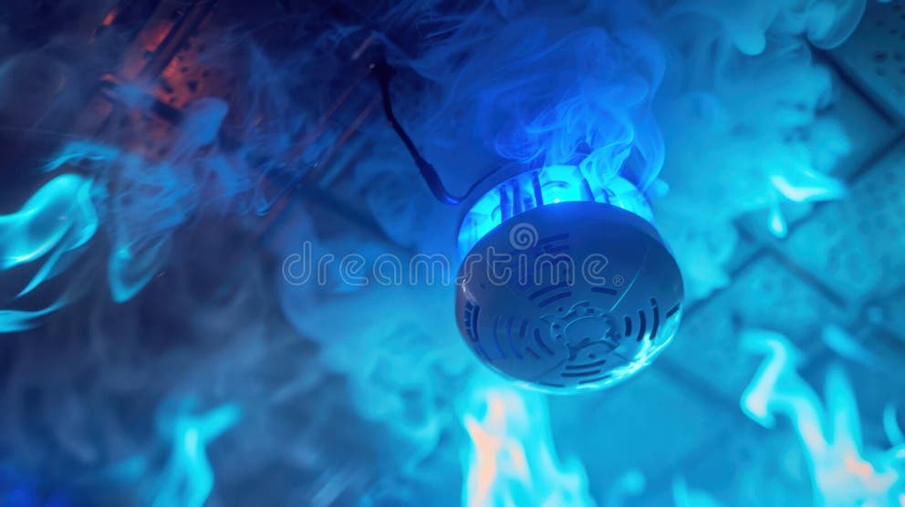 The Fire Alarm Sensor.AI Generated Image Stock Image - Image of sensor ...
