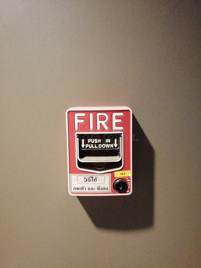 Fire alarm stock photo. Image of fire, beware, security - 144362080