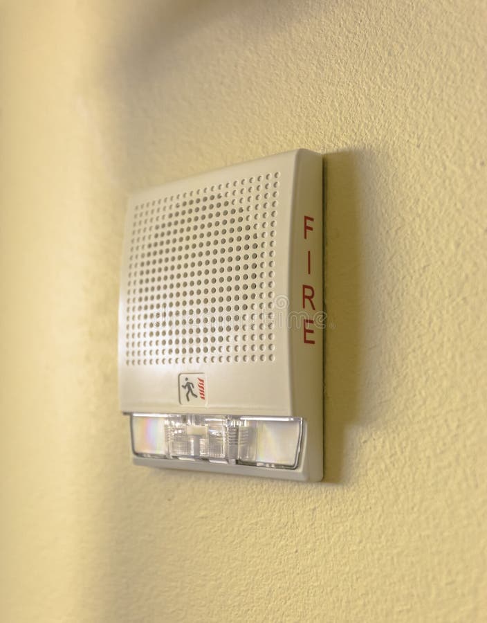 Fire Alarm and Equipment Outside Building Stock Image - Image of ...