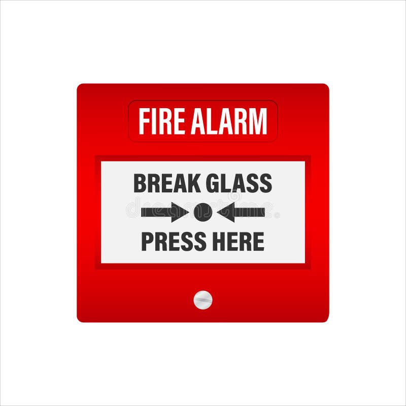 Fire Alarm System. Fire Equipment. Vector Stock Illustration Stock ...