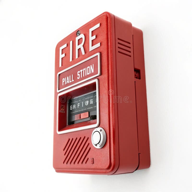 Fire Alarm on Transparent Background Stock Illustration - Illustration ...