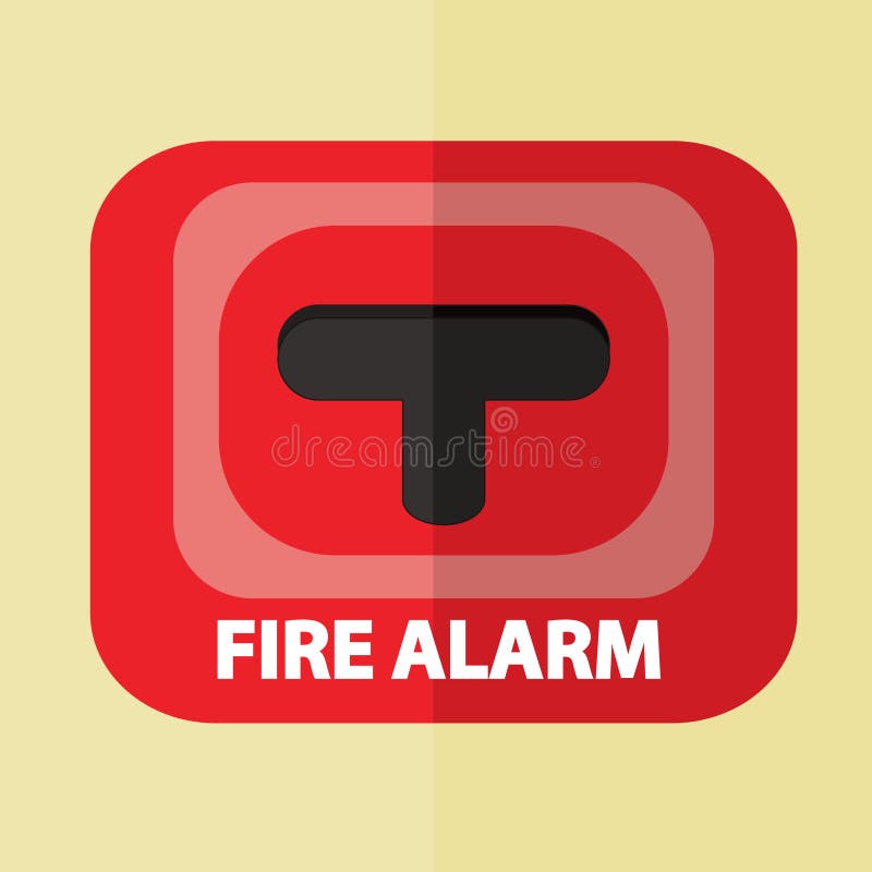 Fire Alarm. Vector Illustration Decorative Design Stock Vector ...