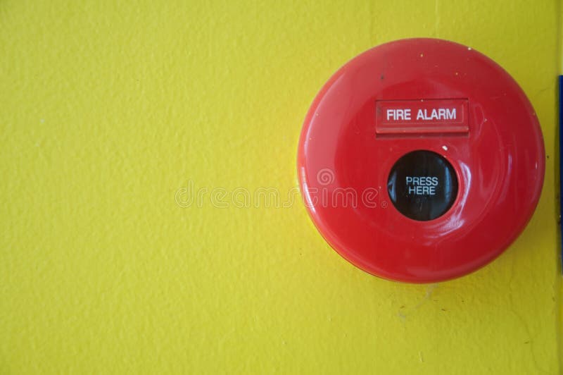 Fire alarm stock image. Image of safety, alarm, yellow - 49394483