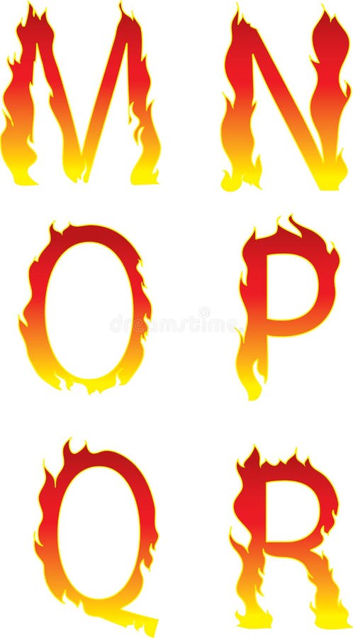 Fire Letters Drawing