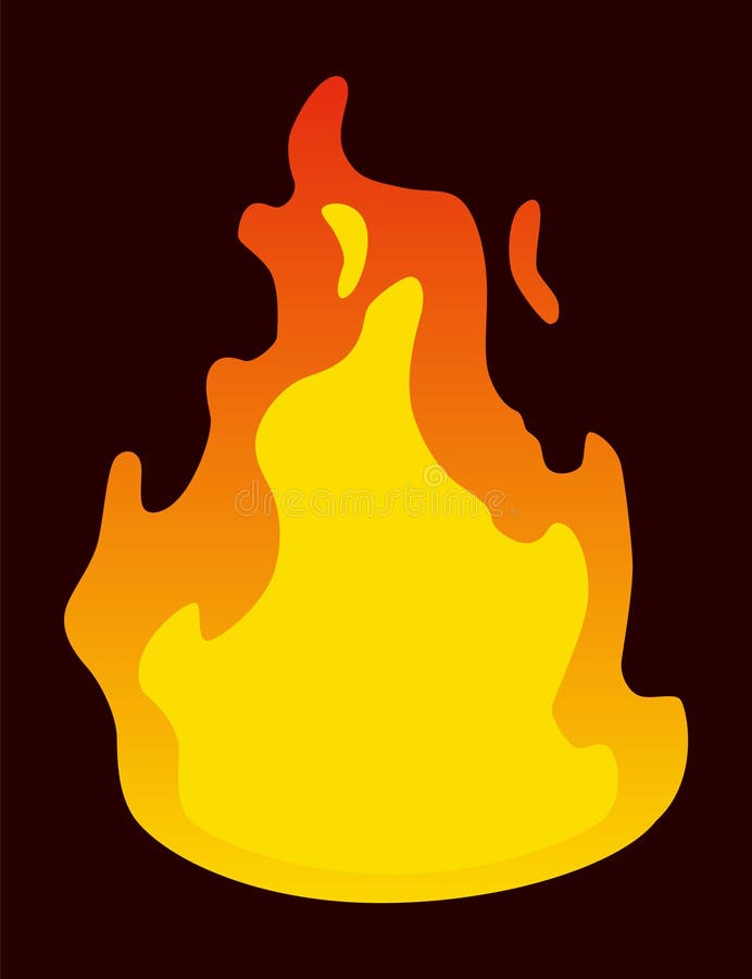 Fire Animation Sprite. Red and Orange Fire Flame. Hot Flaming Element ...