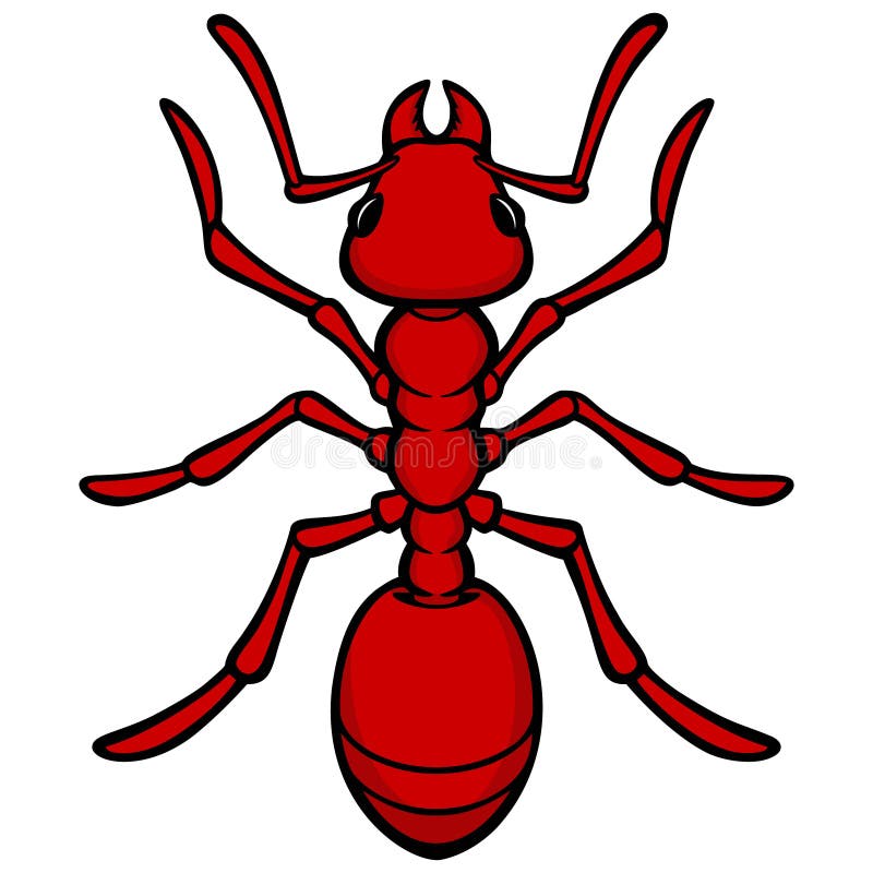 Fire Ant stock vector. Illustration of vector, nature - 88581046