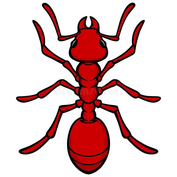 Fire Ant stock vector. Illustration of vector, nature - 88581046