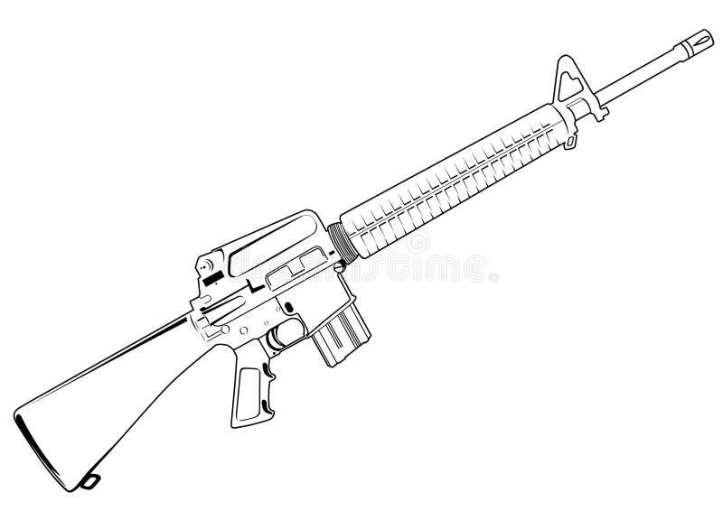 Fire-arms stock vector. Illustration of power, uniform - 18801685