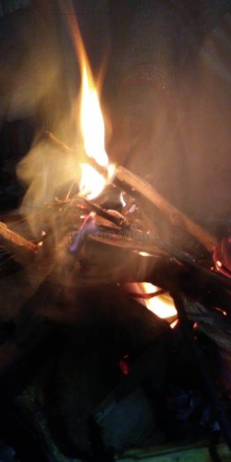 Fire Winter Wood Fire Effect Stock Photo - Image of wood, fire: 168194272