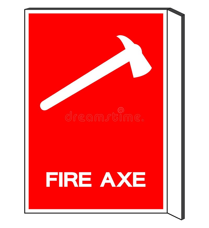 Fire AXE Symbol Sign, Vector Illustration, Isolate on White Background ...