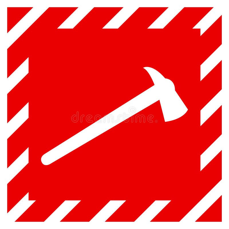 Fire AXE Symbol Sign, Vector Illustration, Isolate on White Background ...