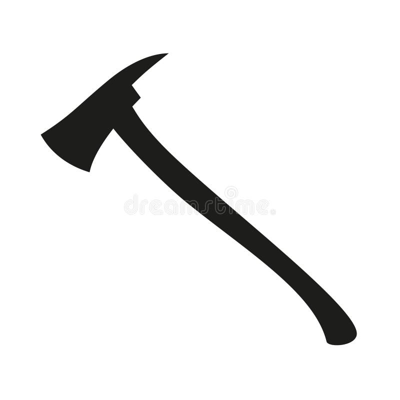 Fireman Ax Silhouette Stock Illustrations – 621 Fireman Ax Silhouette ...