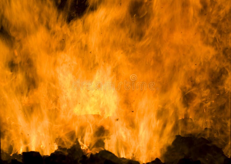 Large fire background stock photo. Image of flame, glowing - 7718502