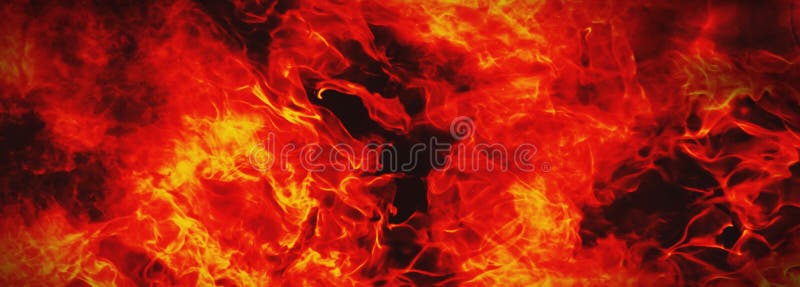 Background of Fire As a Symbol of Eternal Torment Stock Photo - Image ...