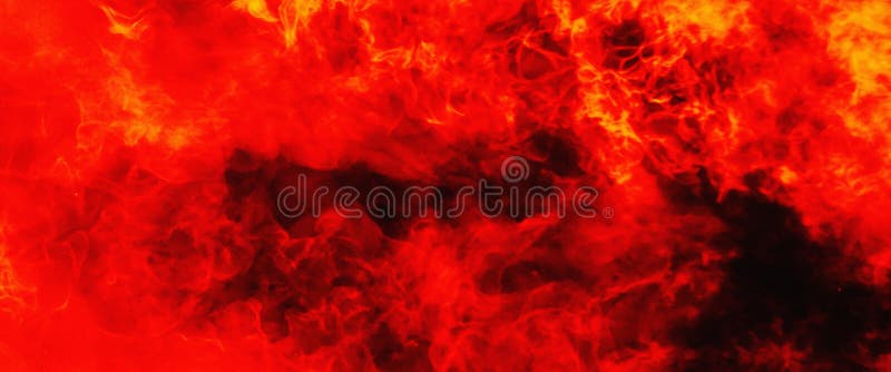 Fire Background. Horizontal Image Stock Photo - Image of hell, yellow ...