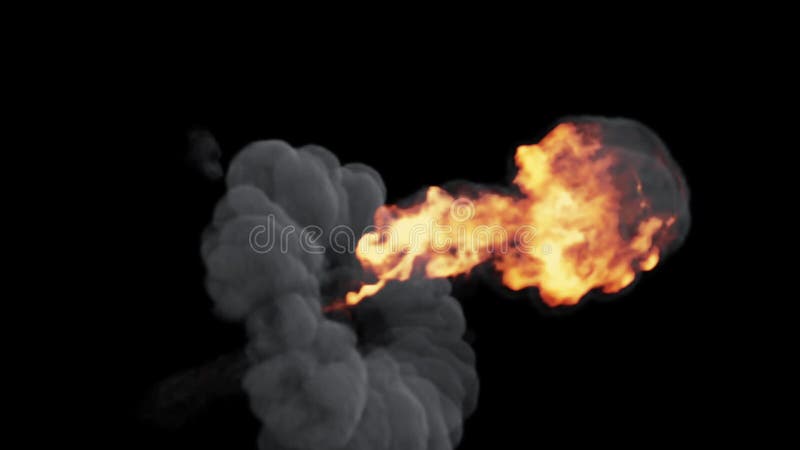 Fire Ball Explosion stock video. Video of isolated, channel - 223477069