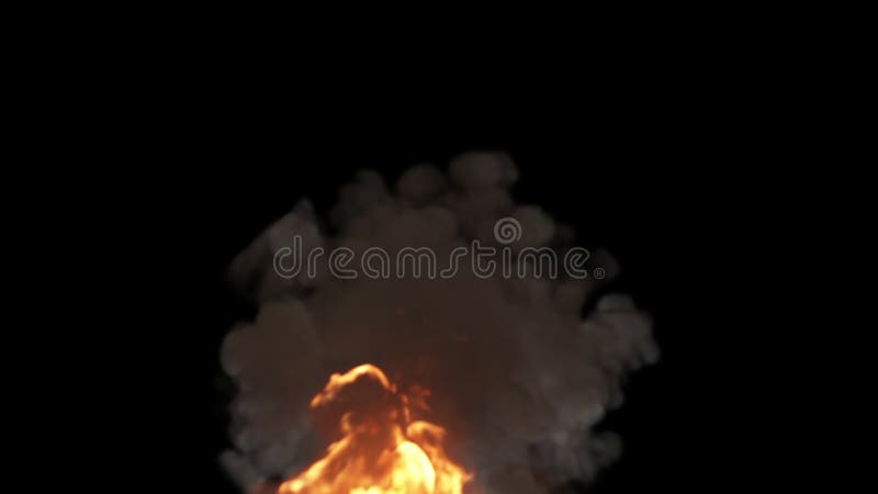 Fire Ball Explosion stock illustration. Illustration of element - 237434148