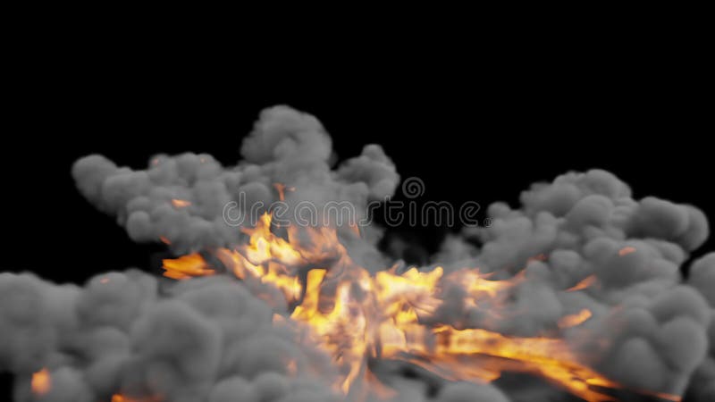 Fire Ball Explosion stock illustration. Illustration of abstract ...
