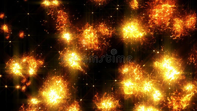 Fire Ball Explosion Flame Loop Animation Stock Video - Video of ignite ...