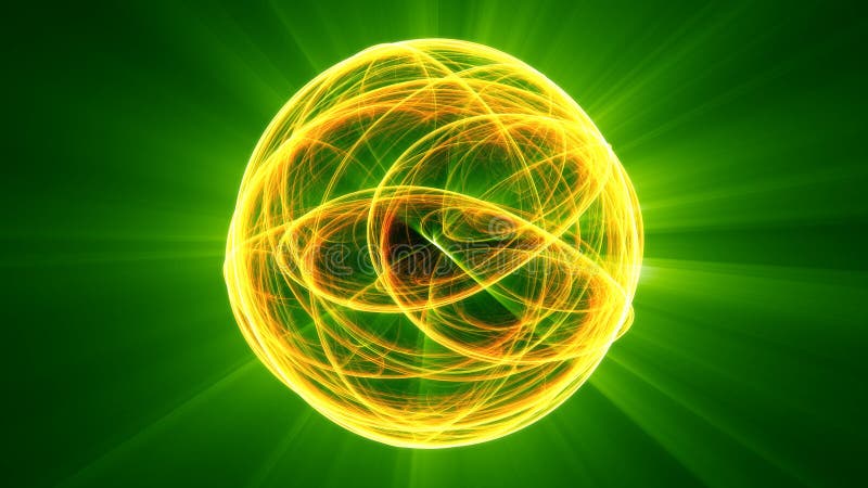 Fire Ball Ray Light Illustration Stock Illustration - Illustration of ...