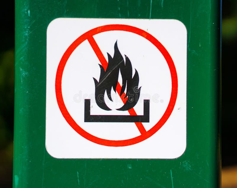 Burn Ban Sign stock photo. Image of fields, allowed, outdoors - 6078752