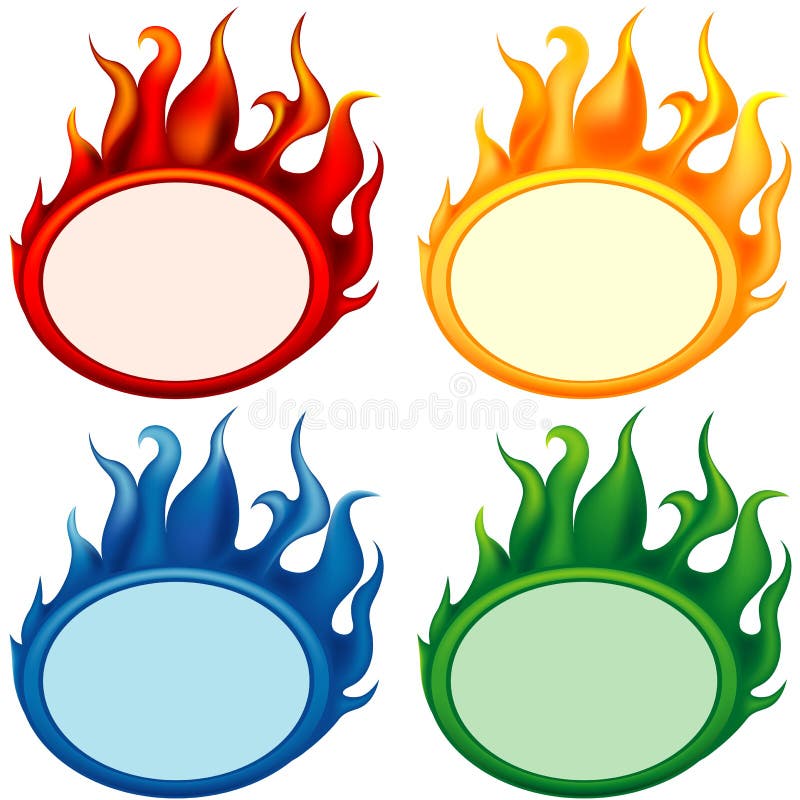 Fire-banner stock vector. Illustration of element, artistic - 2917725