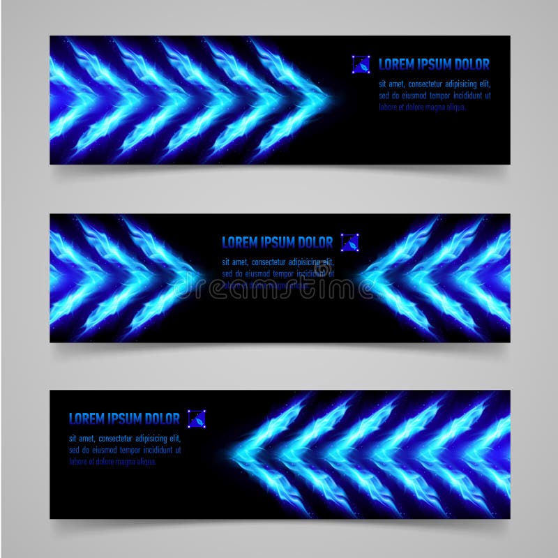 Fire banners stock vector. Illustration of copy, burn - 41666244