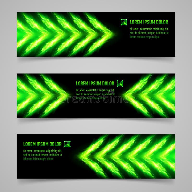 Fire banners stock vector. Illustration of banner, burst - 41864107