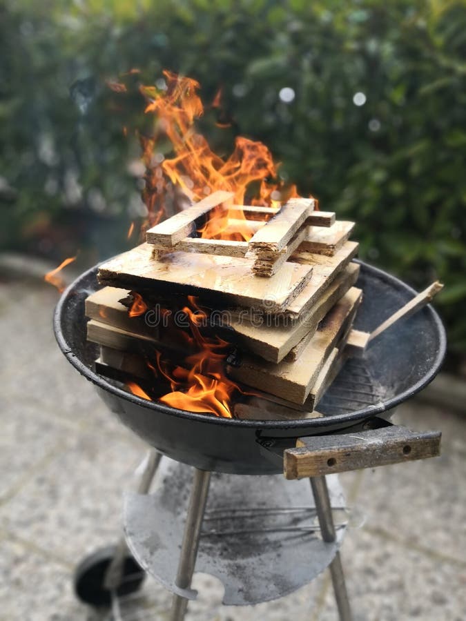 Fire and barbeque stock photo. Image of food, barbecuing - 183189832
