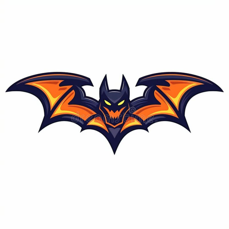 Fiery Bat Symbol Fire Logo Flame Symbol Clip Art PNG