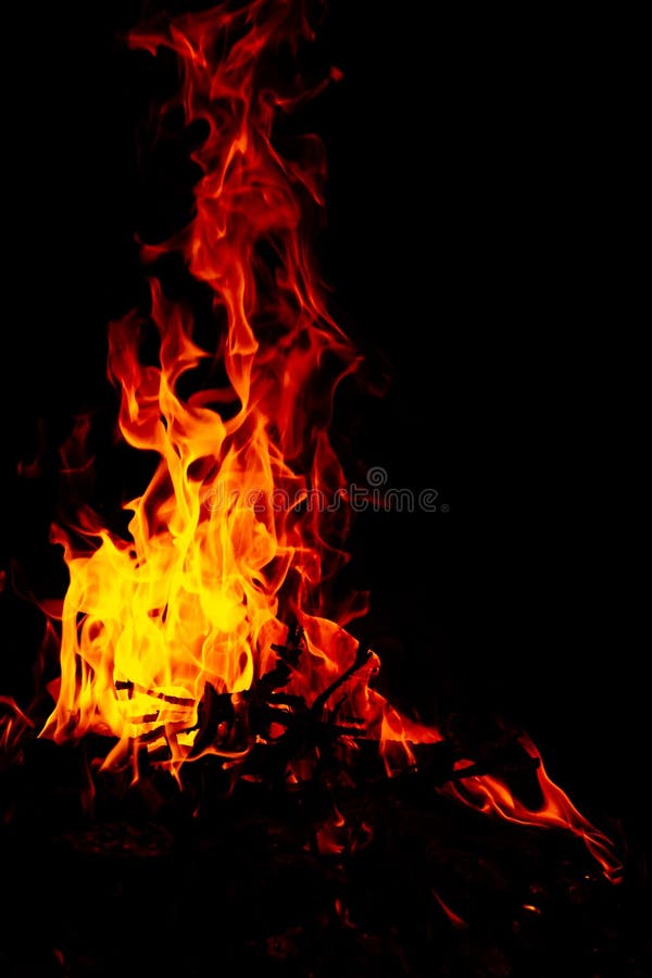 Fire stock image. Image of bonfire, flames, colored, ignite - 93825445