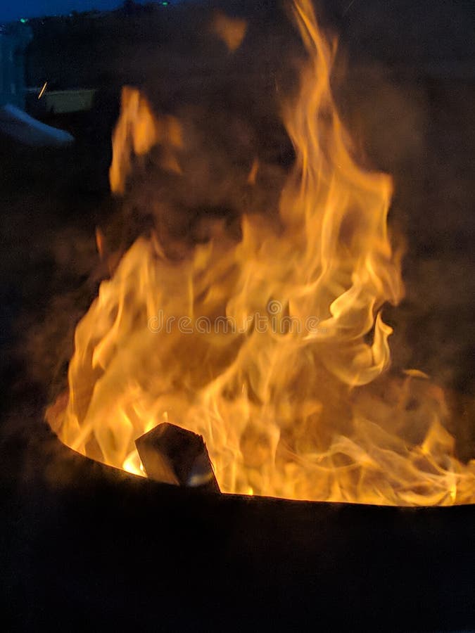 Fire stock photo. Image of night, bonfire, fire, bright - 120138182