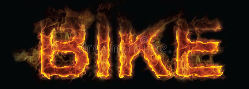 Fire bike stock illustration. Illustration of paper, extreme - 23817218