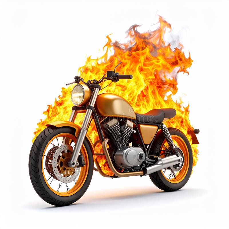 Fire Motorcycle Stock Illustrations – 4,640 Fire Motorcycle Stock ...