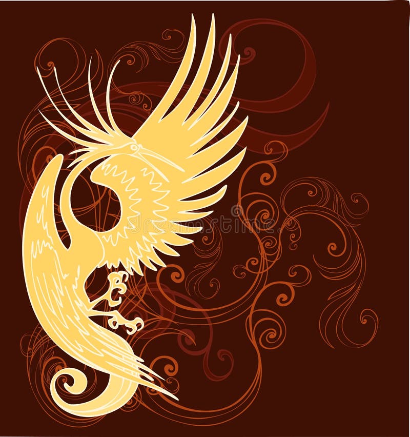 Decorative bird stock vector. Illustration of ornament - 4324418