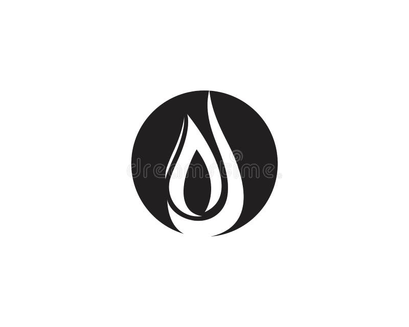 Fire Black Logo Design Vector Stock Vector - Illustration of blaze ...