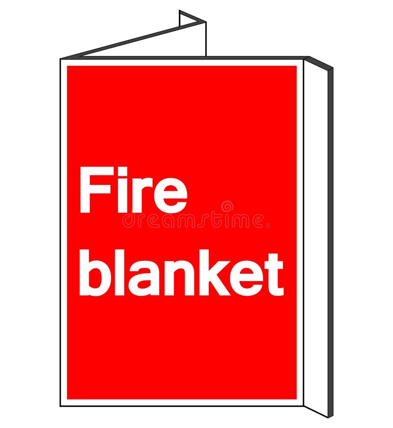 Fire Blanket Symbol Sign, Vector Illustration, Isolate on White ...