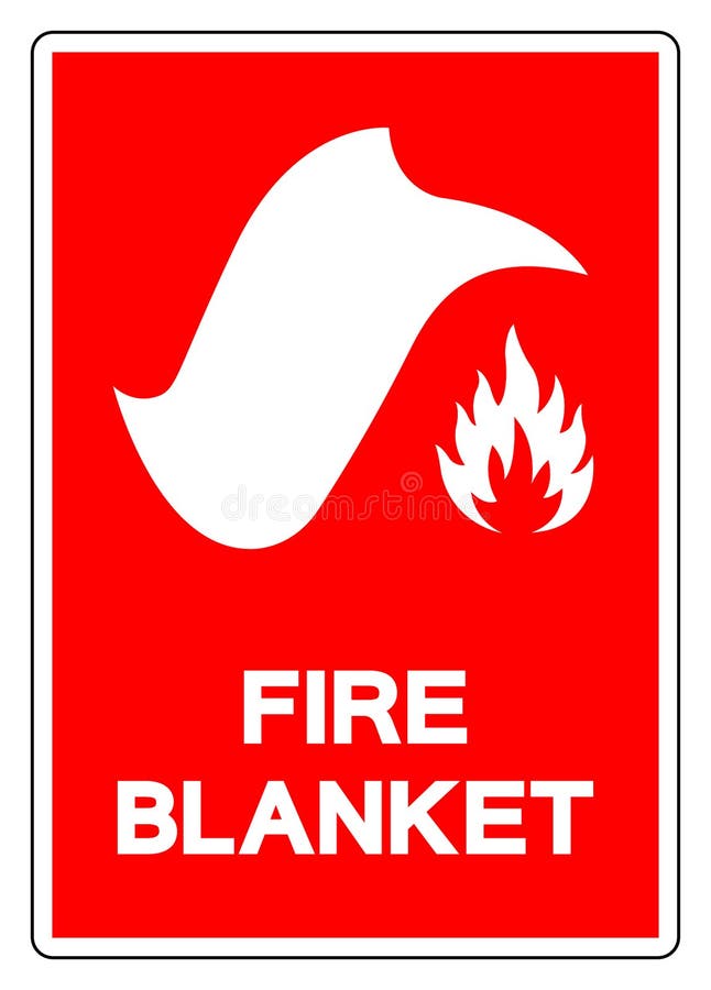 Fire Blanket Symbol Sign, Vector Illustration, Isolate on White ...