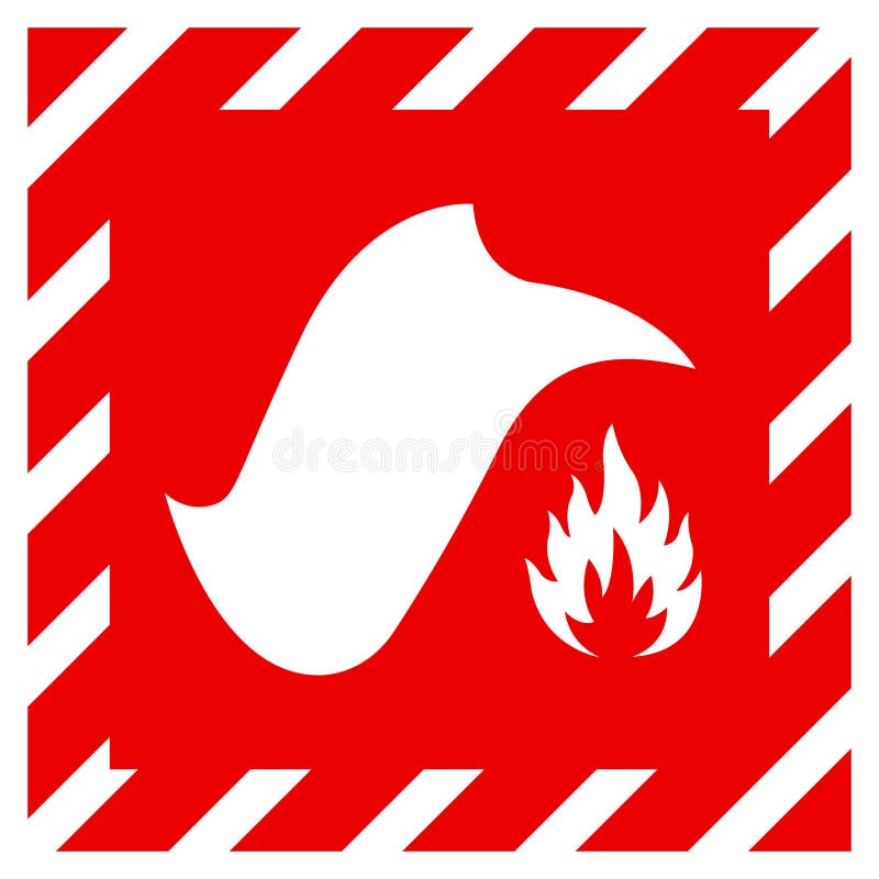 Fire Blanket Symbol Sign, Vector Illustration, Isolate on White ...