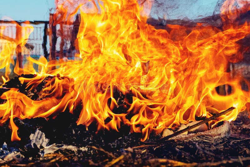 Fire Blaze. Abstract Blaze, Fire, Flame Texture for Banner, Background ...