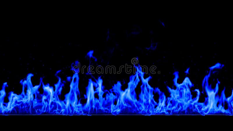 Fire with Alpha Mask, Loop, Easy Integration into Video. HD 1080. Stock ...