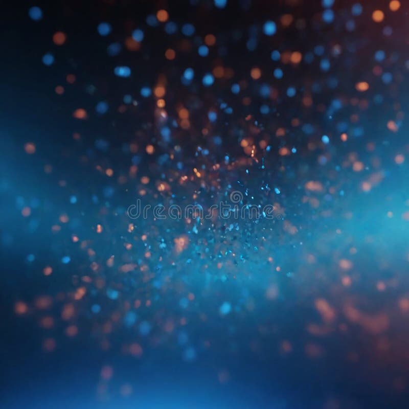 Fire Blue Embers Particles Over Black Background. Fire Blue Embers ...