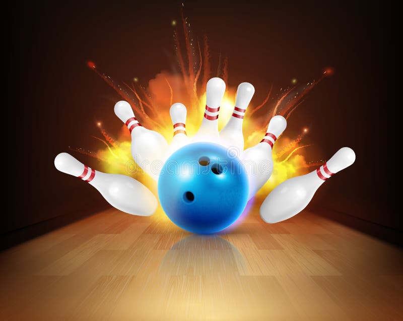Bowling Pins Fire Stock Illustrations – 167 Bowling Pins Fire Stock ...