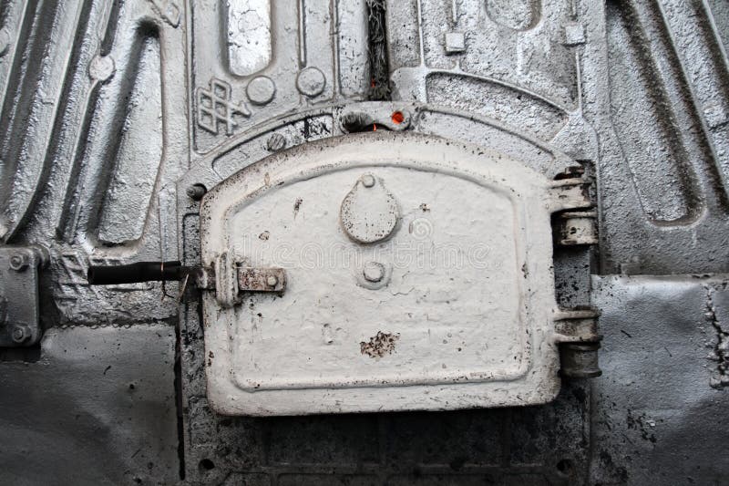 The fire box stock image. Image of fumes, burning, metal - 4266245